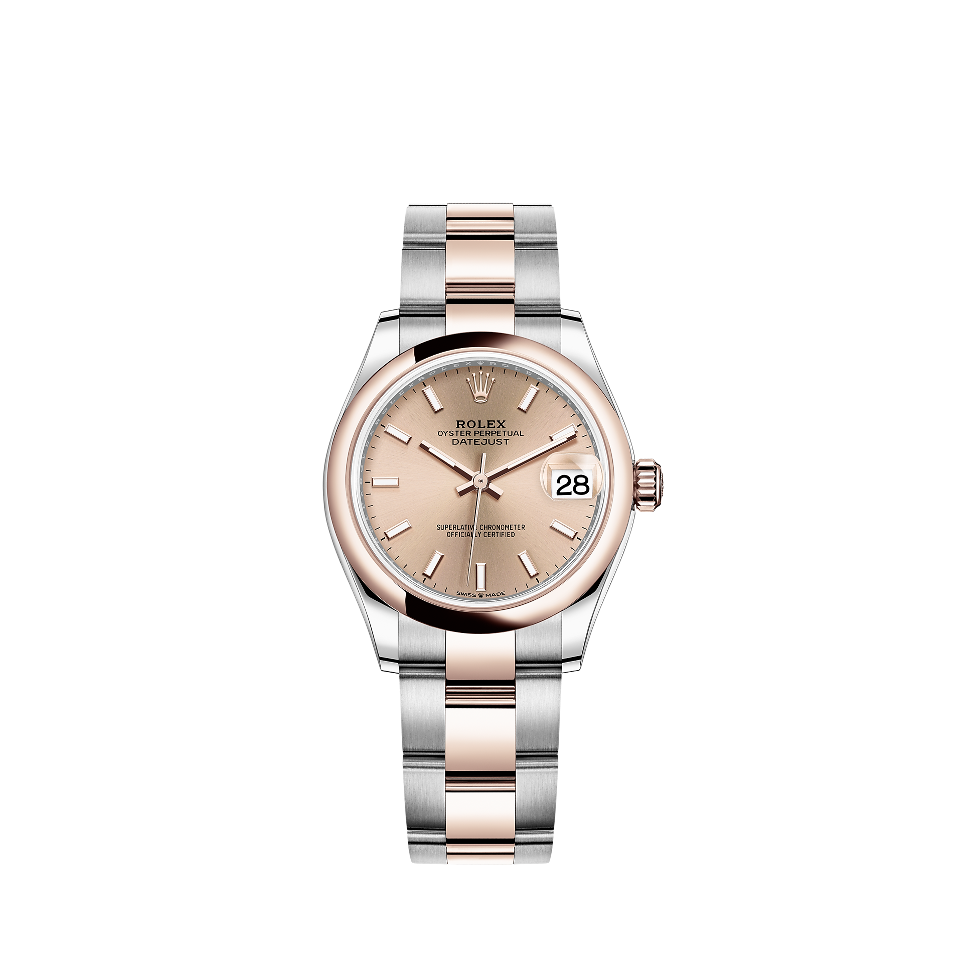 Rolex Datejust 31 Watch Oystersteel And Everose Gold M278241 0009 rolex-datejust-31-watch-oystersteel-and-everose-gold-m278241-0009