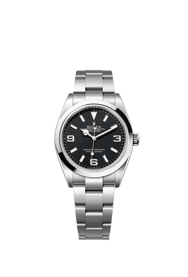 Rolex Explorer 36 watch: Oystersteel - m124270-0001