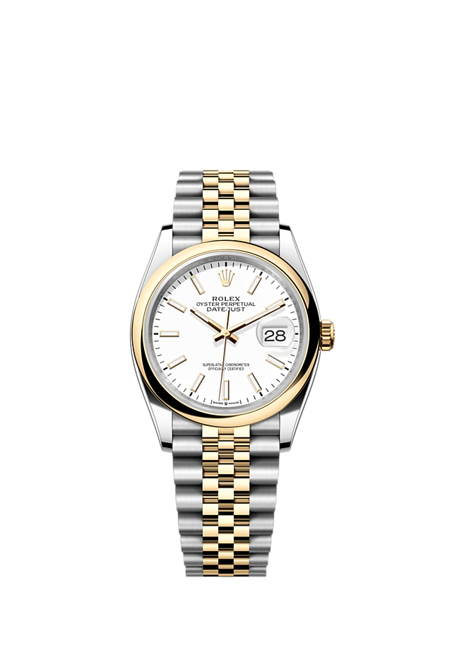 Rolex Datejust 36 watch: Oystersteel and yellow gold - m126203-0019