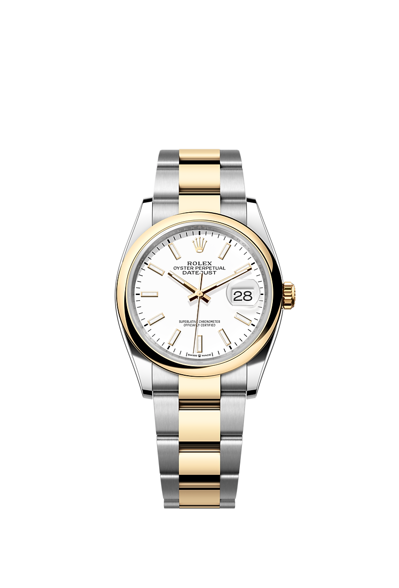Rolex Datejust 36 watch: Oystersteel and yellow gold - m126203-0020
