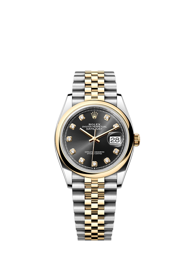Rolex Datejust 36 watch: Oystersteel and yellow gold - m126203-0021