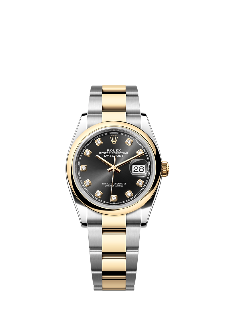 Rolex Datejust 36 watch: Oystersteel and yellow gold - m126203-0022