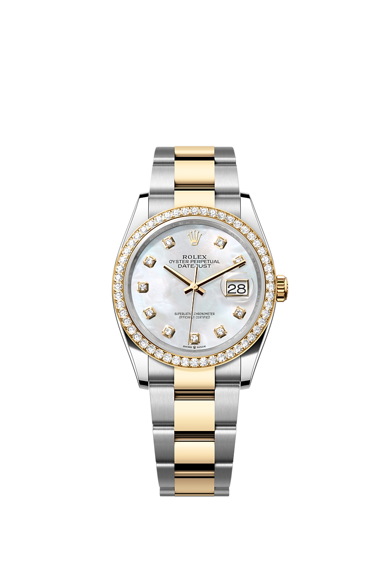 Rolex Datejust 36 watch: Oystersteel and yellow gold - m126283rbr-0010