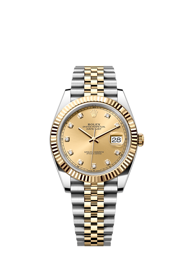Rolex Datejust 41 watch: Oystersteel and yellow gold - m126333-0012