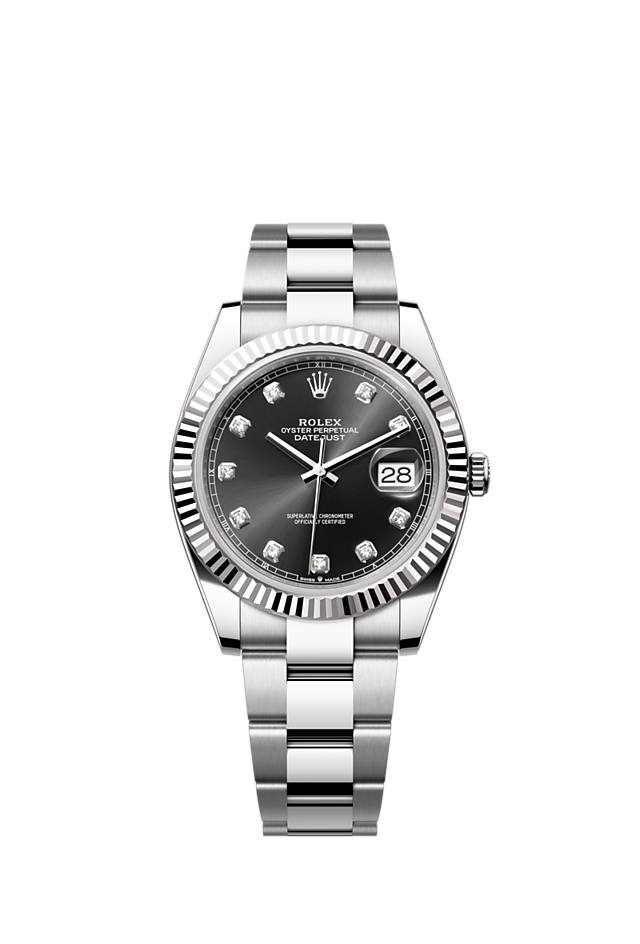 Rolex Datejust 41 watch: Oystersteel and white gold - m126334-0011