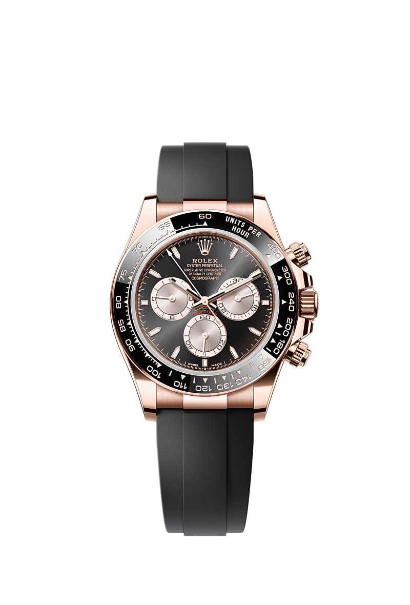 Jam tangan Cosmograph Daytona Rolex: emas Everose 18 karat - m126515ln-0002