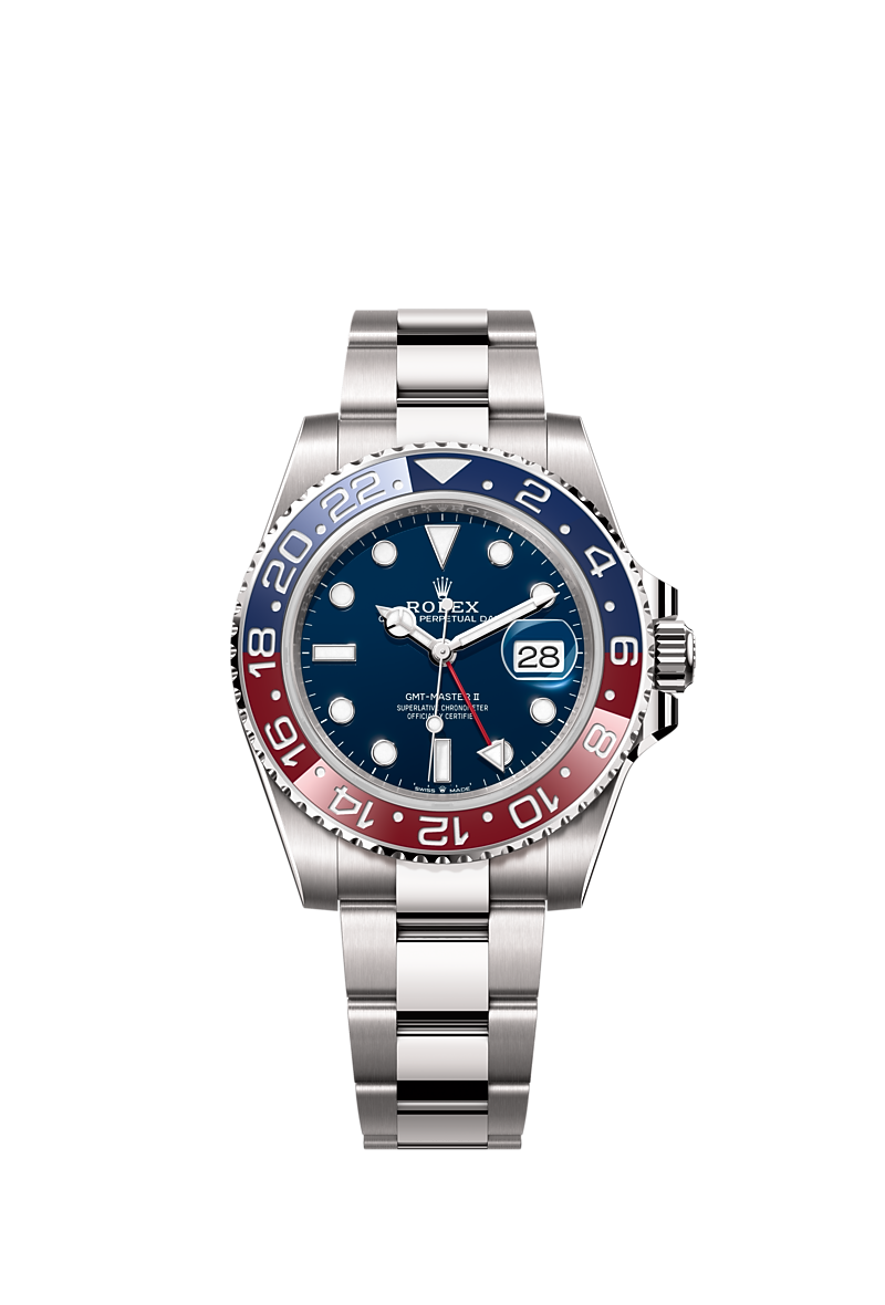 Montre Rolex GMT-Master II : or gris 18 ct - m126719blro-0003