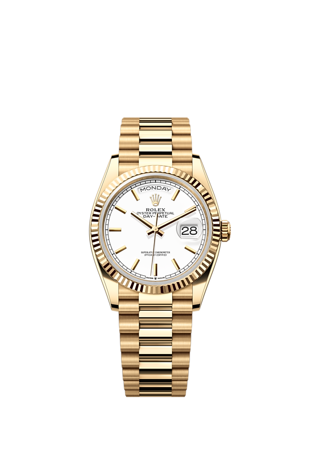 Rolex Day-Date 36 watch: 18 kt yellow gold - m128238-0081