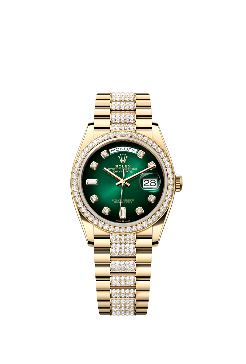 Rolex Day-Date 36 watch: 18 ct yellow gold - m128348rbr-0036