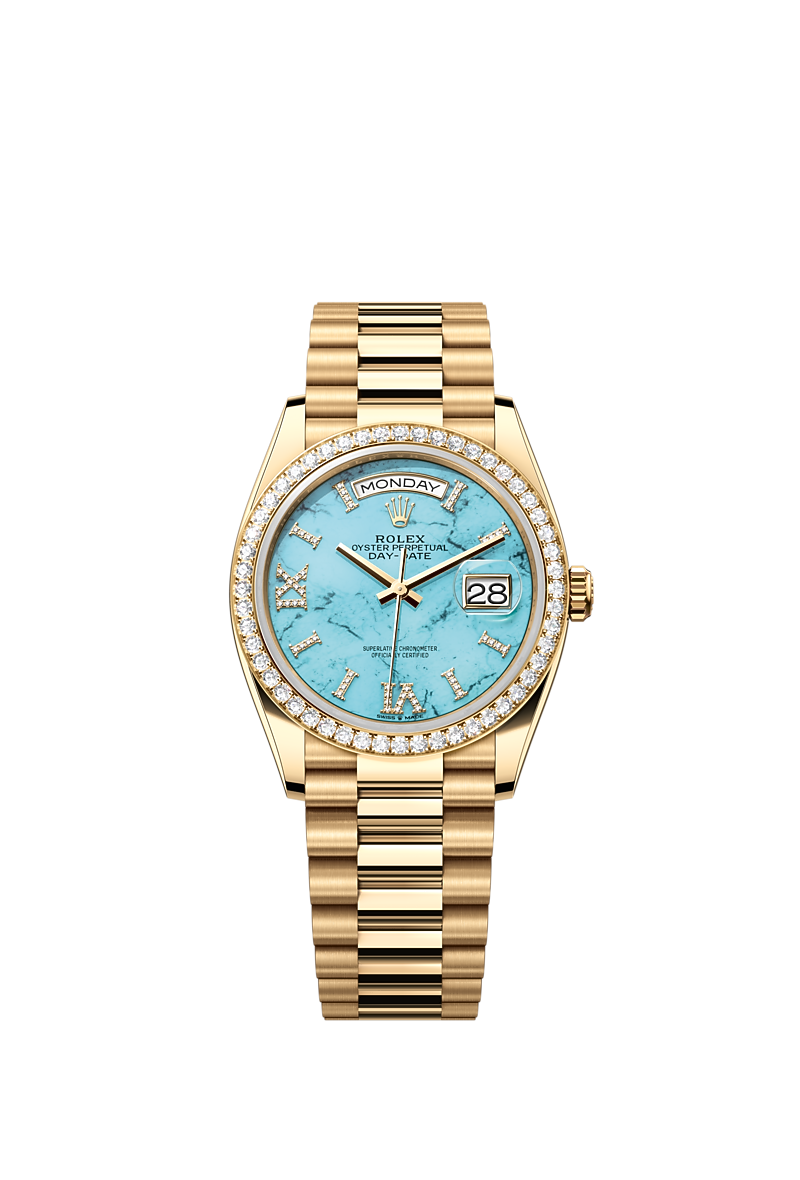 Rolex Day-Date 36 watch: 18 kt yellow gold - m128348rbr-0037