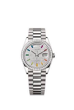 Rolex Day-Date 36 watch: 18 kt white gold - m128349rbr-0006