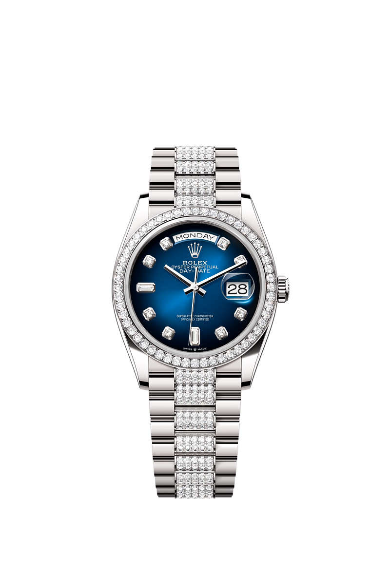 Rolex Day-Date 36 watch: 18 kt white gold - m128349rbr-0016