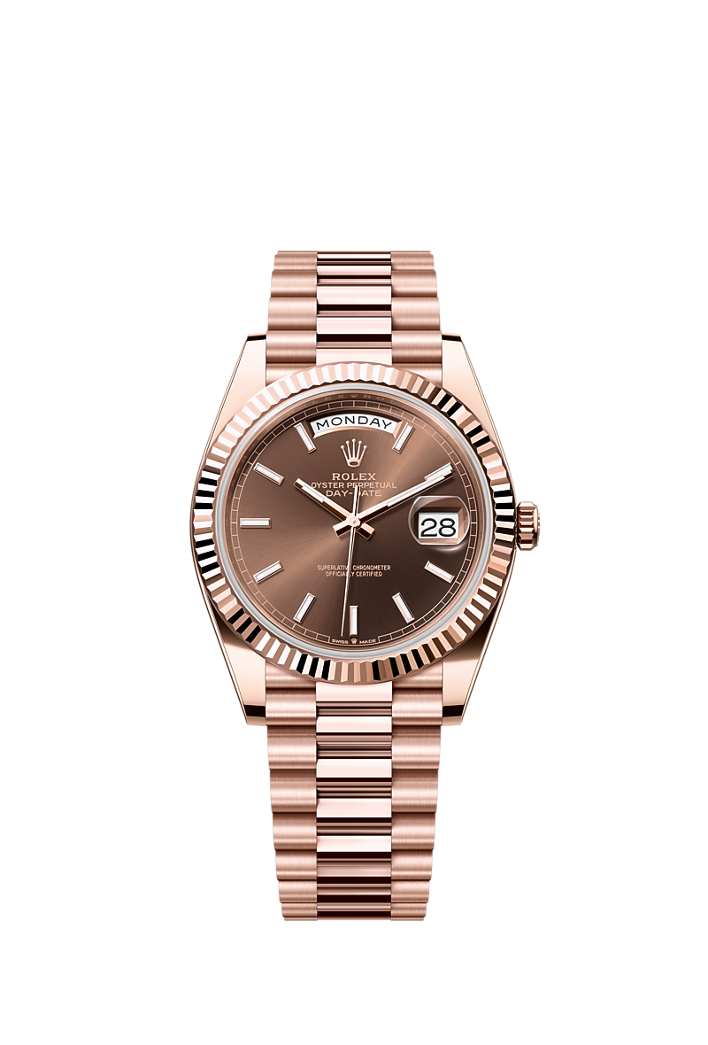 Rolex Day-Date 40 watch: 18 ct Everose gold - m228235-0053