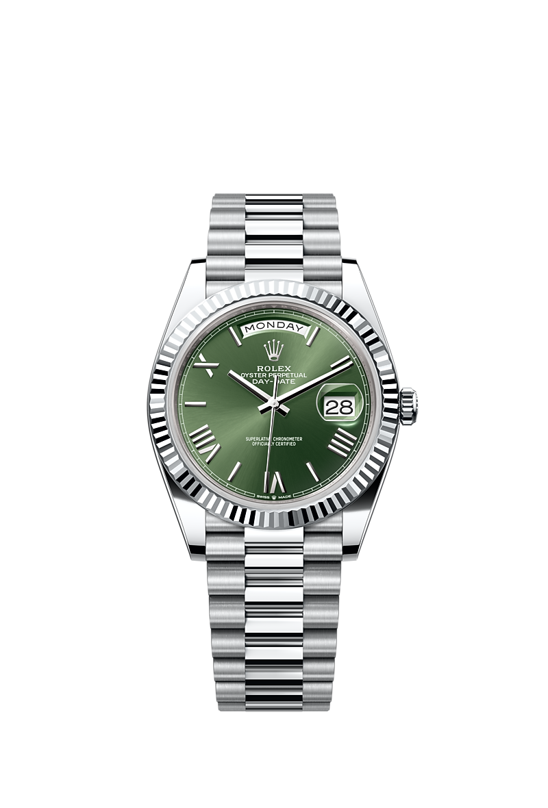 Rolex Day-Date 40腕錶：鉑金 - m228236-0008