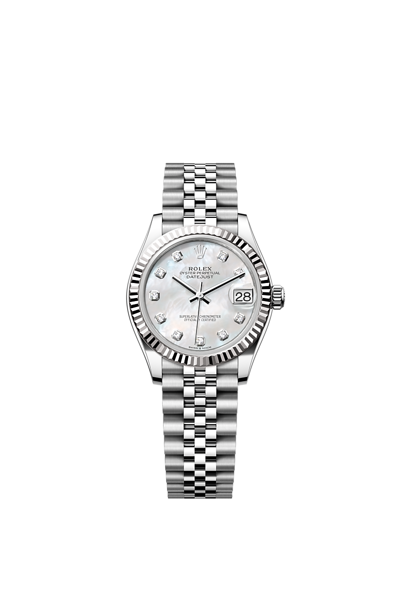 Rolex Datejust 31 watch: Oystersteel and white gold - m278274-0006