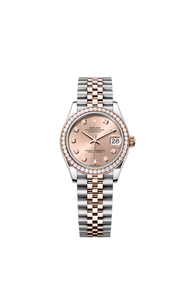 Rolex Datejust 31 watch: Oystersteel and Everose gold - m278381rbr-0024