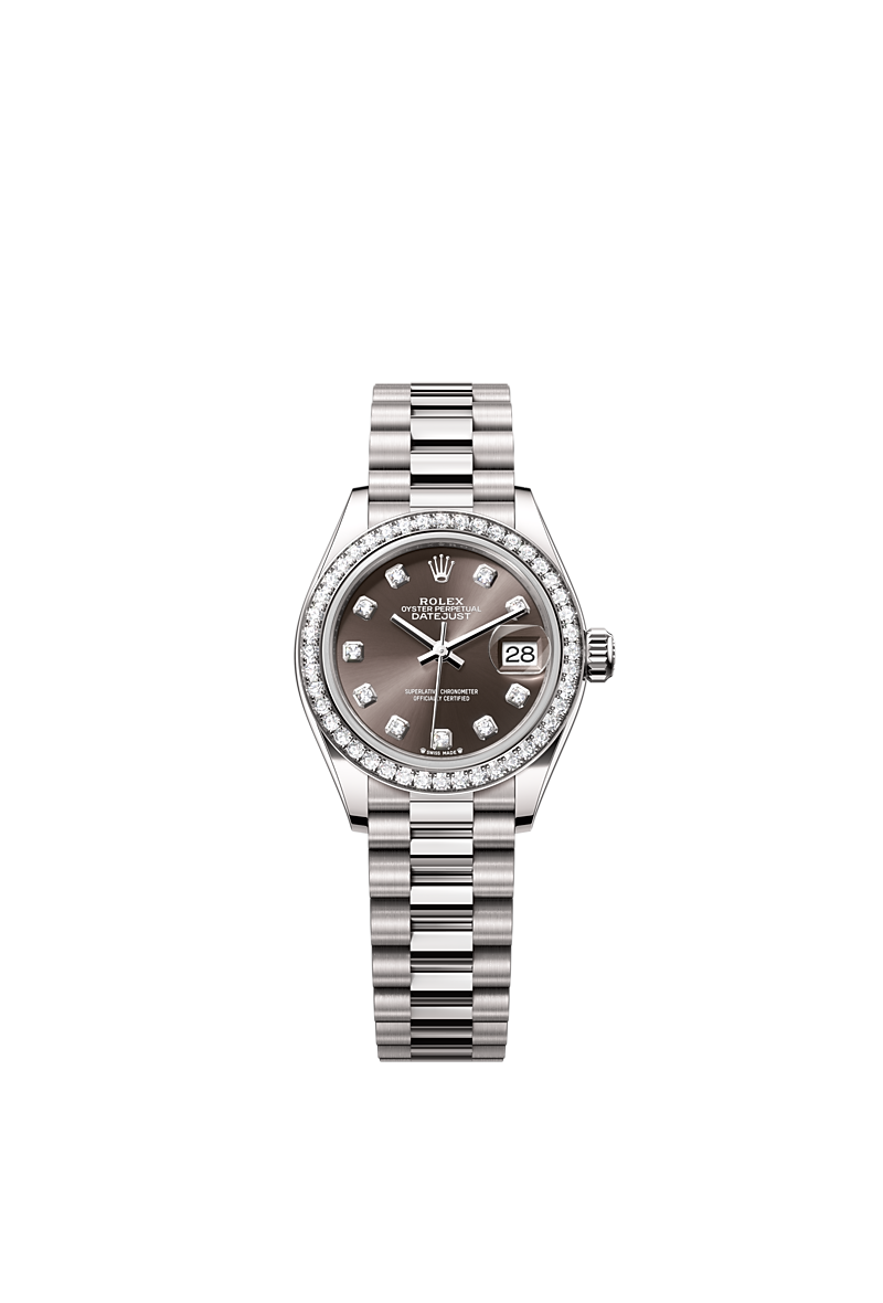Rolex Lady-Datejust watch: 18 ct white gold - m279139rbr-0011