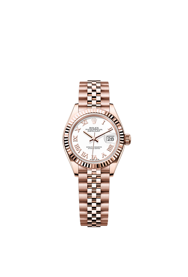 Rolex Lady-Datejust watch: 18 ct Everose gold - m279175-0022