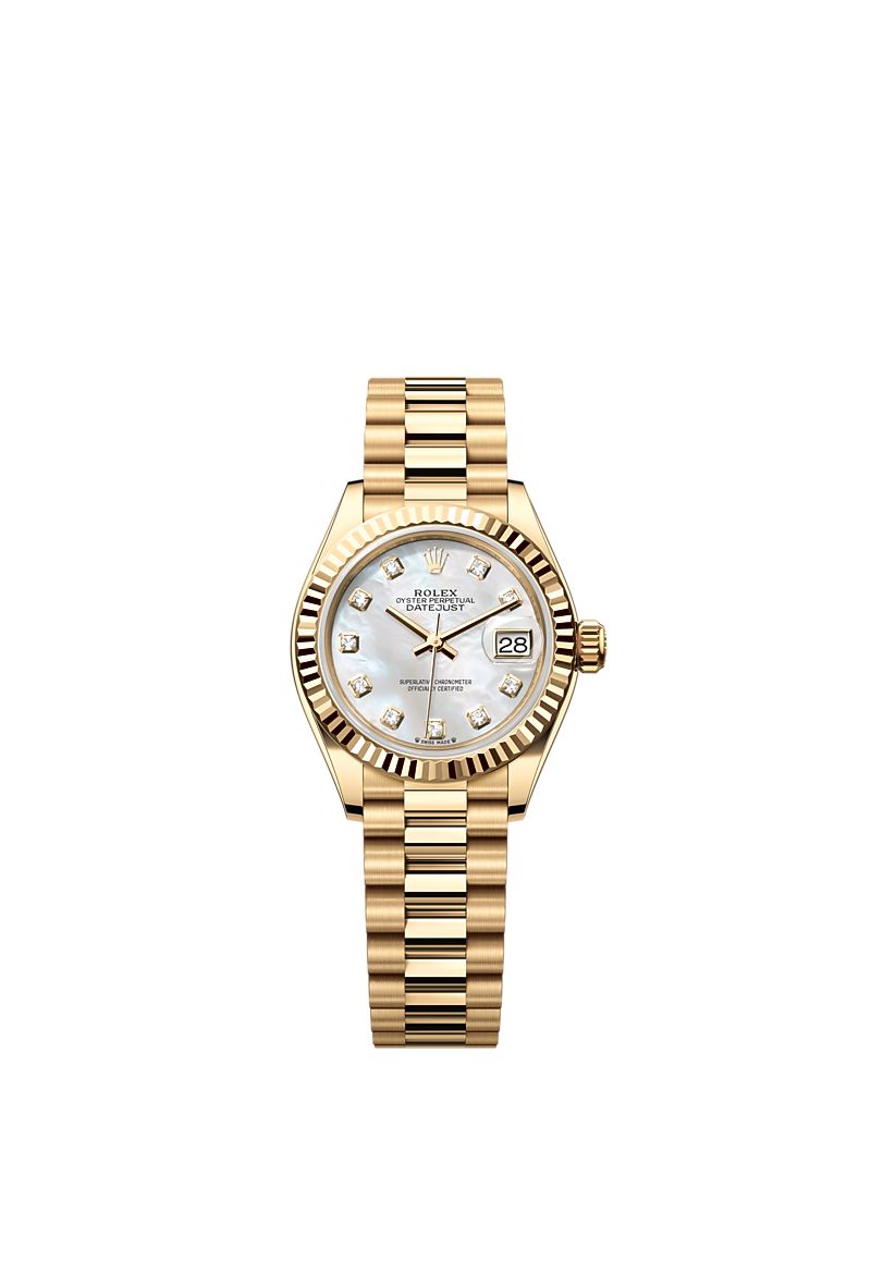 Rolex Lady-Datejust watch: 18 ct yellow gold - m279178-0025