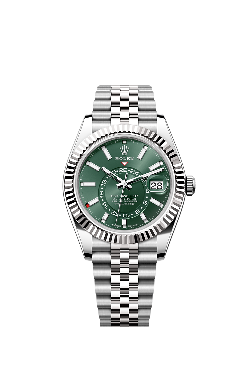 Rolex Sky-Dweller watch: Oystersteel and white gold - m336934-0002