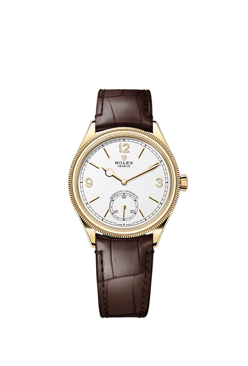 Rolex 1908 watch: 18 kt yellow gold - m52508-0006