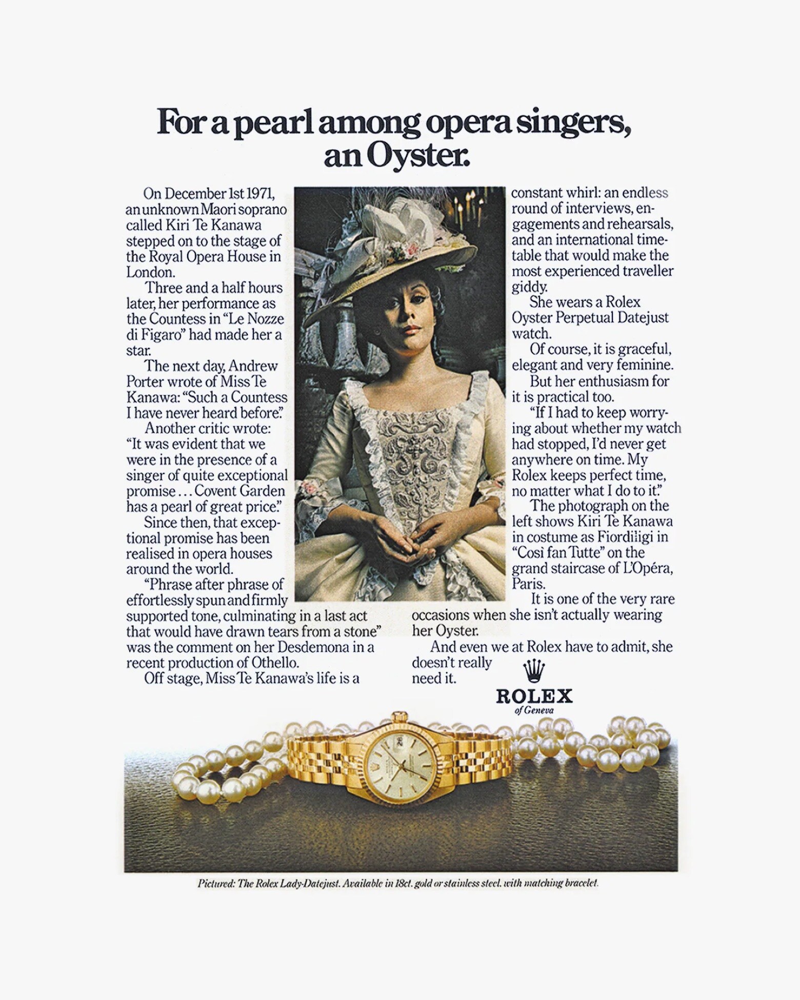 Rolex Lady-Datejust - A classic timepiece, designed for a Lady