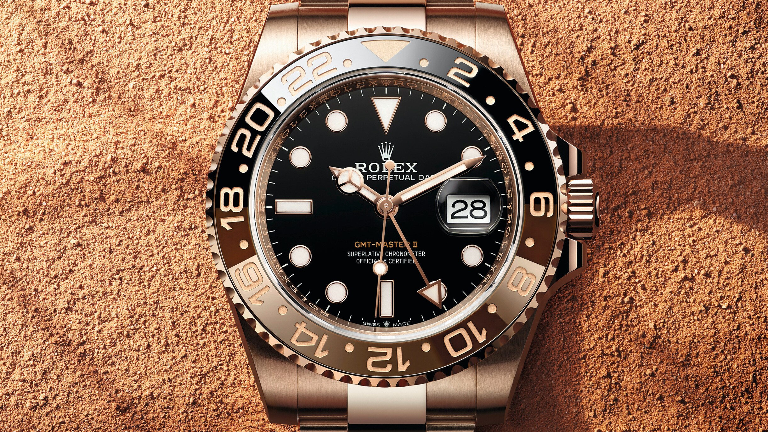 Rolex GMT-Master II watch: 18 kt Everose gold - m126715chnr-0001
