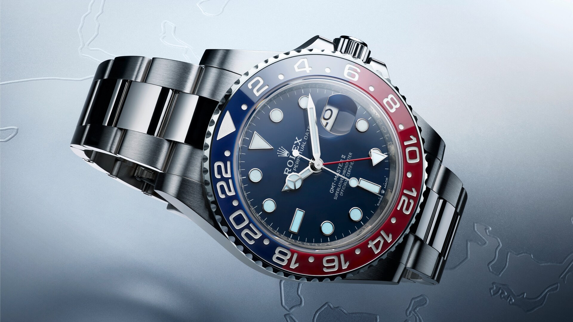 Montre Rolex GMT-Master II : or gris 18 ct - m126719blro-0003