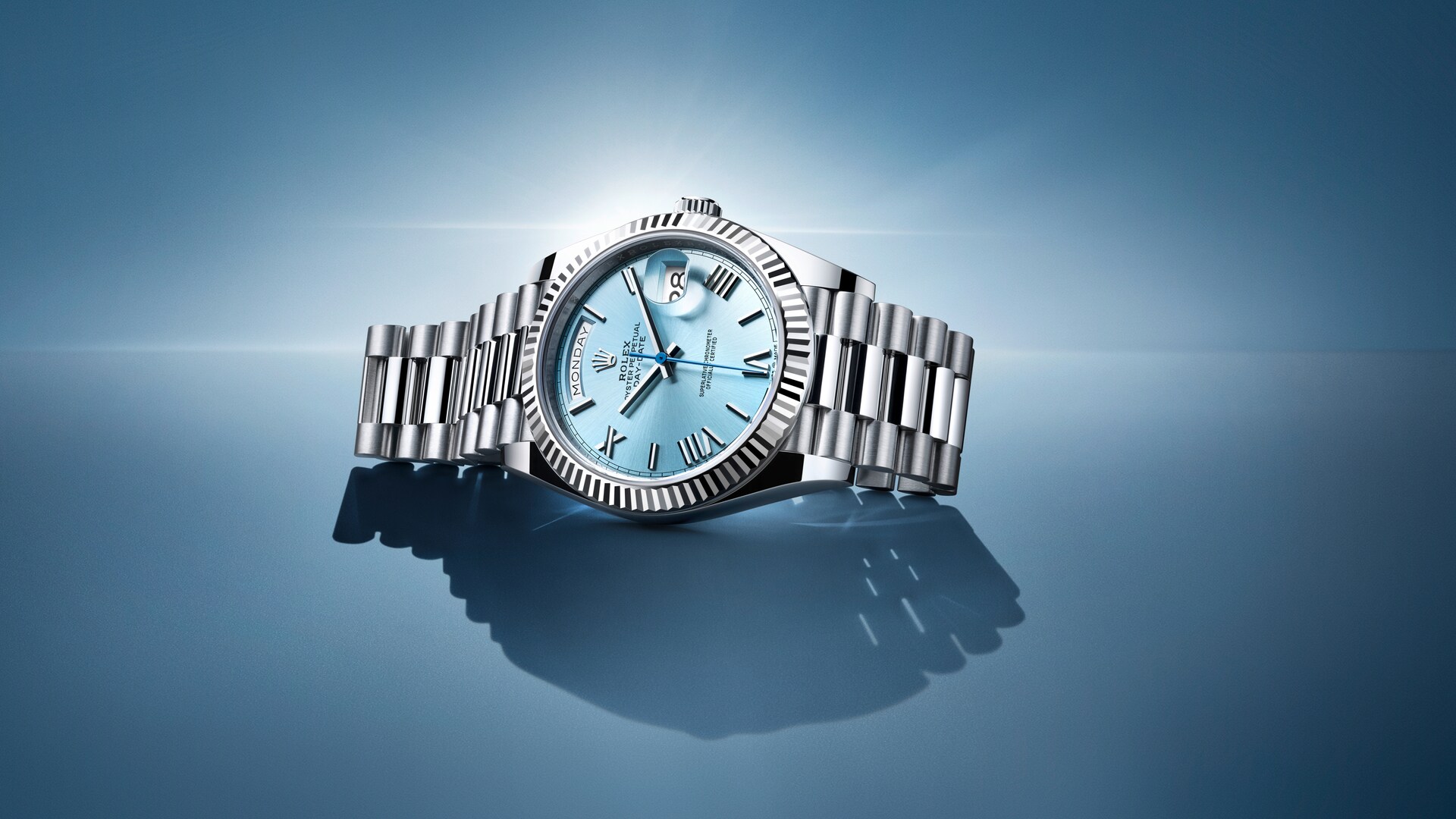 Rolex Day-Date 40腕錶：鉑金 - m228236-0012