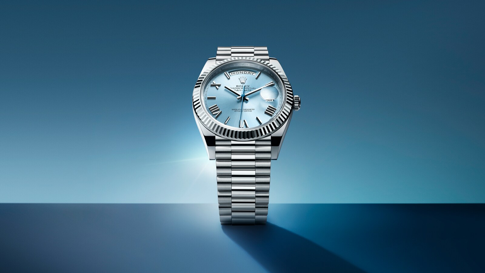 Rolex Day-Date 40腕錶：鉑金 - m228236-0012