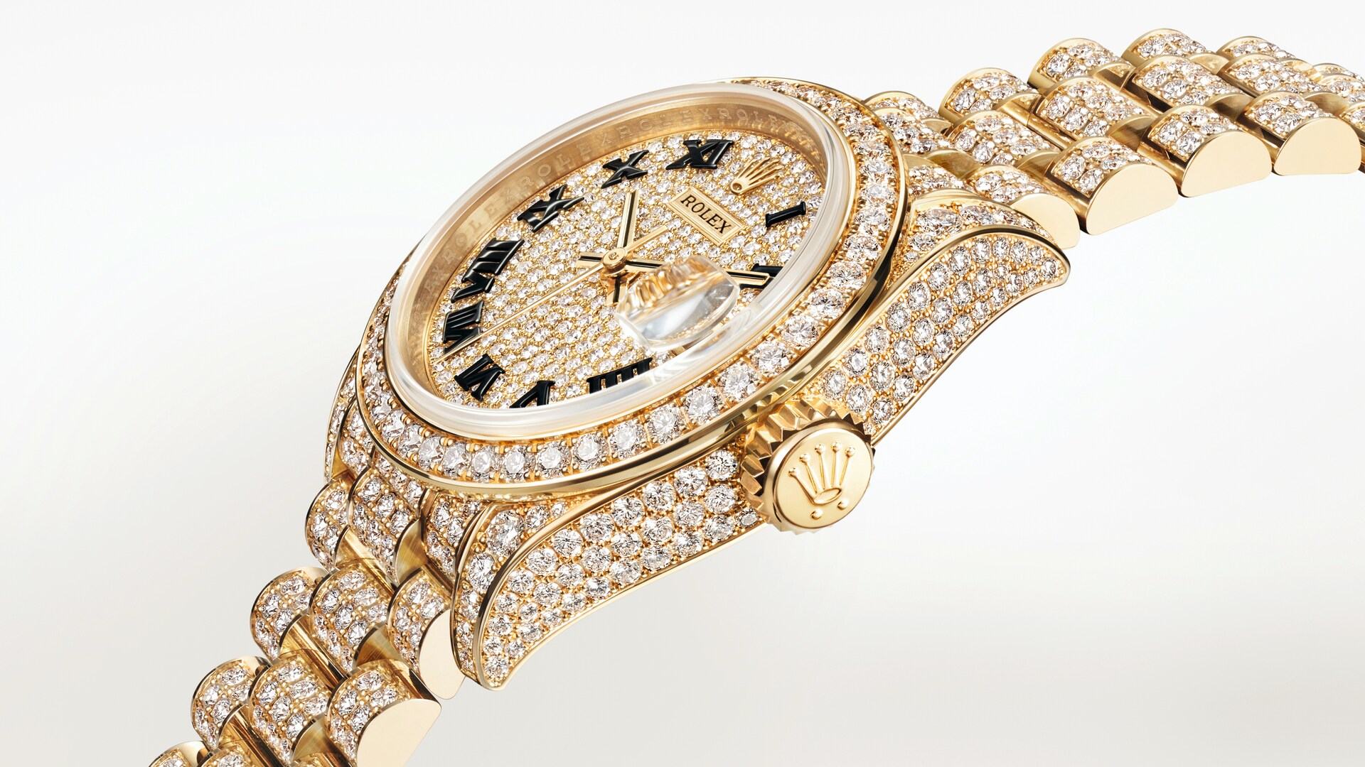 Rolex Lady-Datejust watch: 18 kt yellow gold - m279458rbr-0001